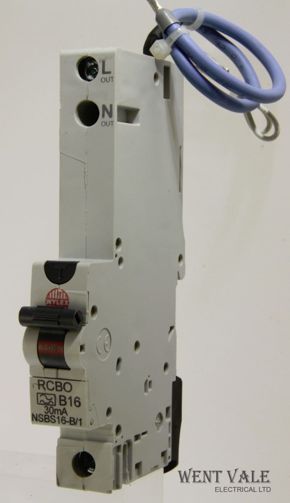 Wylex - NH Range - NSBS16-B/1 - Mk 2 - 16a 30mA Type B Single Pole RCBO Used