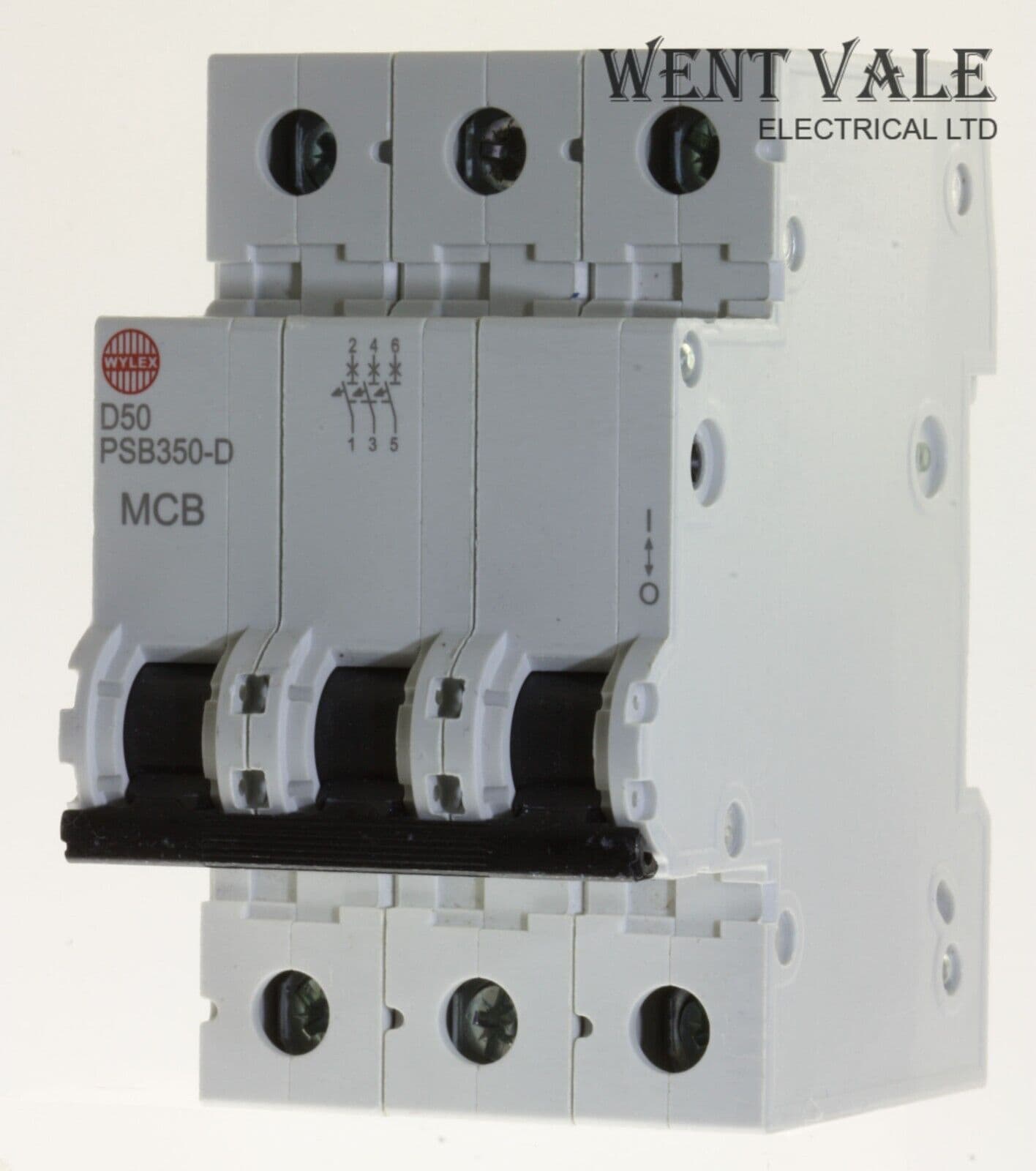 Wylex NH Range - PSB350-D - 50a Type D Triple Pole MCB Latest Model Unused