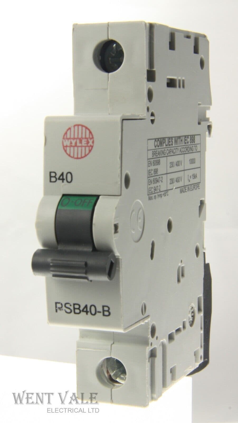 Wylex NH Range - PSB40-B - 40a Type B Single Pole MCB Unused