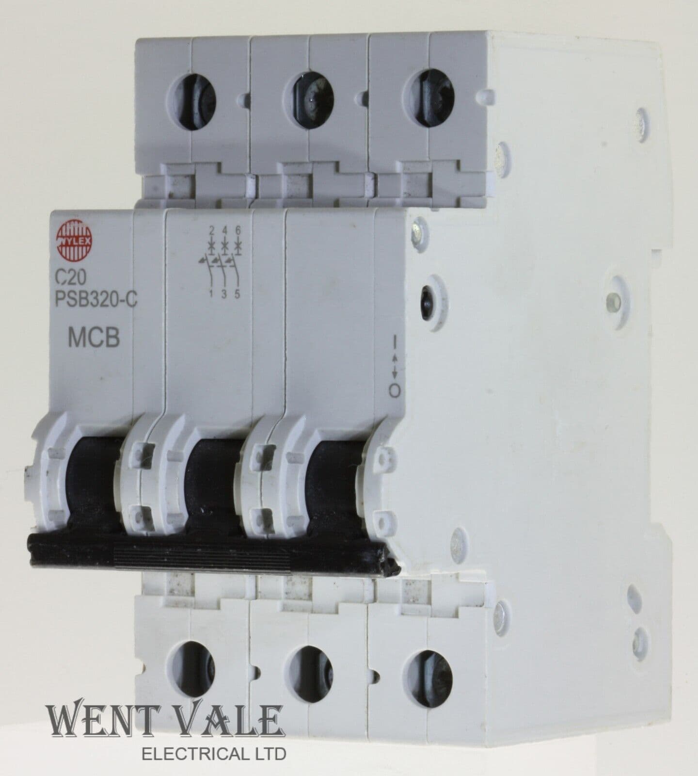 Wylex PSB320-C - 20a Type C Triple Pole MCB Latest Model Used