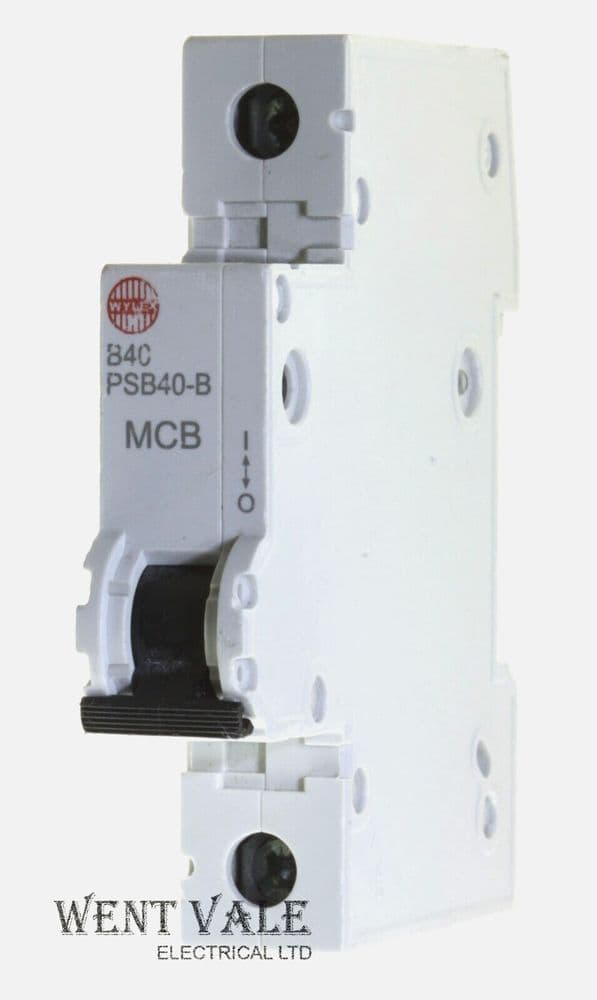Wylex - PSB40-B - 40a Type B Single Pole MCB Used