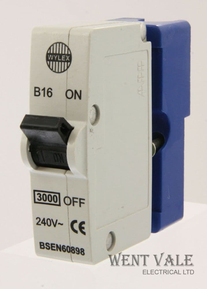 Wylex Standard Range - WYB16 - Retro Fit - 16a Type B Single Pole MCB ...