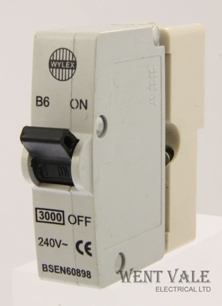 Wylex Standard Range - WYB6 - Plug-in - Retro Fit - 6a Type B Single ...