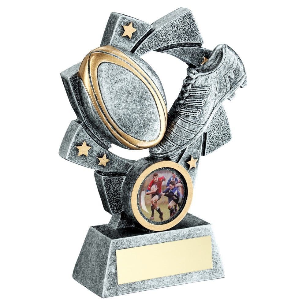 Antique Silver Rugby Star Award | TrophyMaster UK