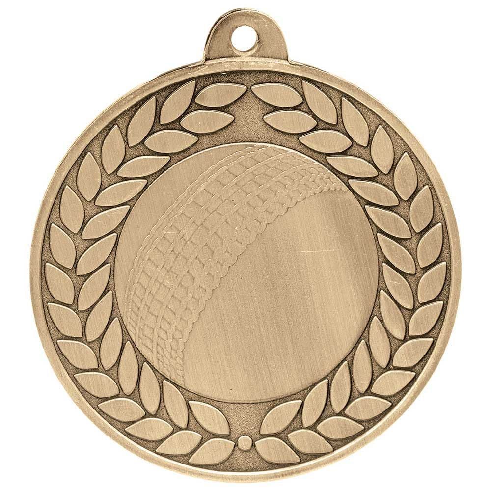 Aviator Cricket 50mm Medal