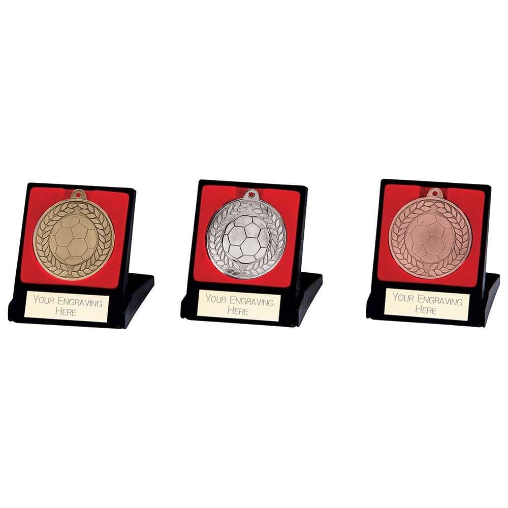 Aviator Football 50mm Medal & Box