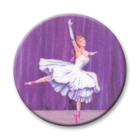 Ballerina Vinyl 25mm Flat Centre - 5pcs