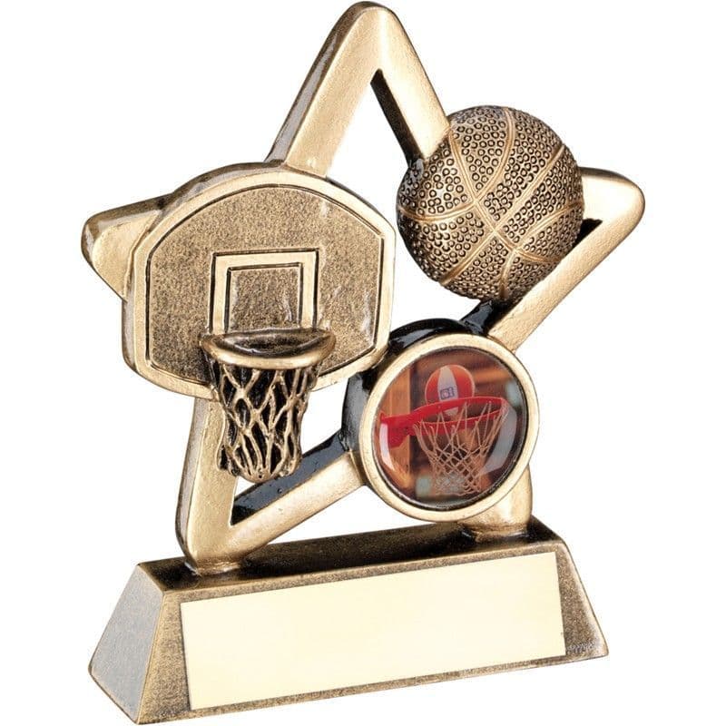 Basketball Mini Star Trophy 95mm (3.75") | TrophyMaster UK