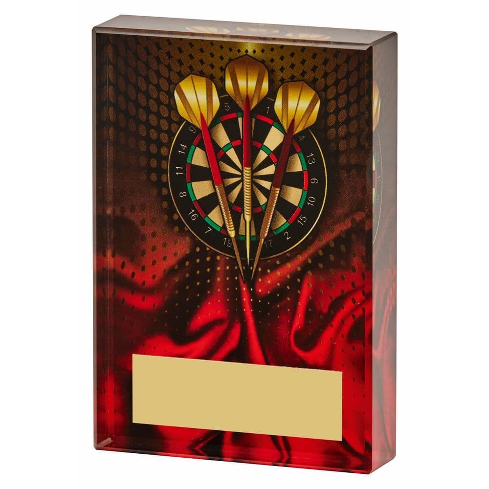 Black/Gold Glass Dart Award