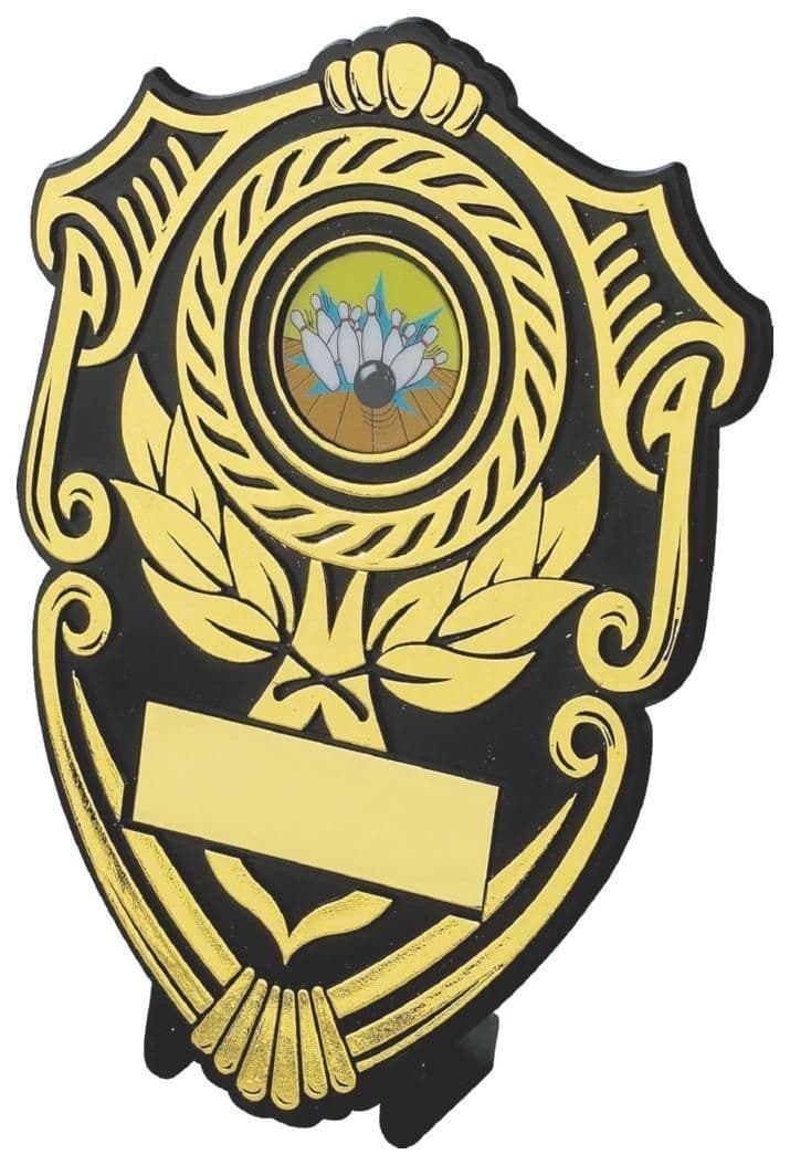 Black Plastic Shield Award | TrophyMaster UK