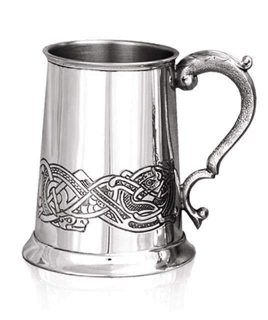 Celtic Scene Pewter Tankard 1pt | TrophyMaster UK