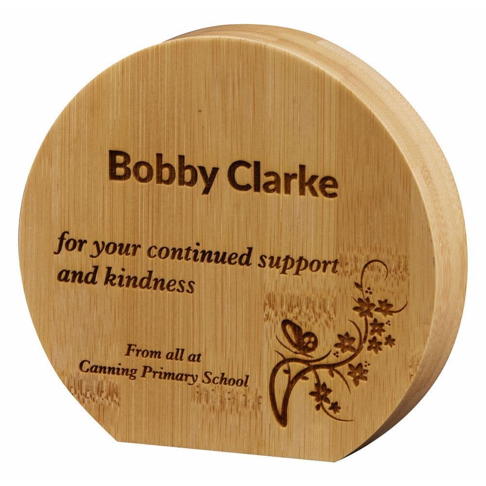 Circular Bamboo 25mm Thick Award