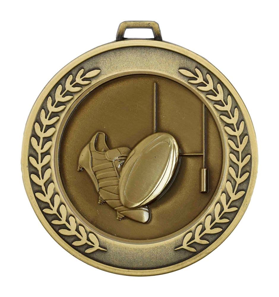 Prestige 70mm (2.75") Rugby Presentation Medal | TrophyMaster UK