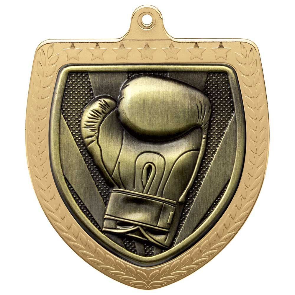 Cobra Boxing Shield 75mm Medal