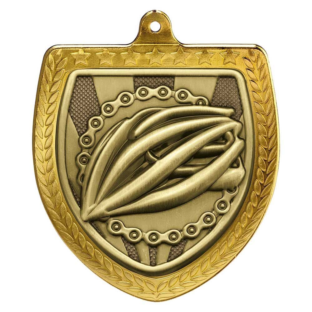 Cobra Cycling Shield Medal 75mm