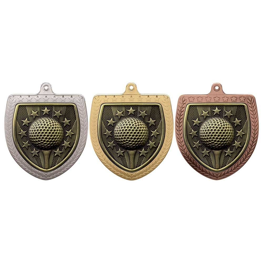 Cobra Golf Shield 75mm Medal