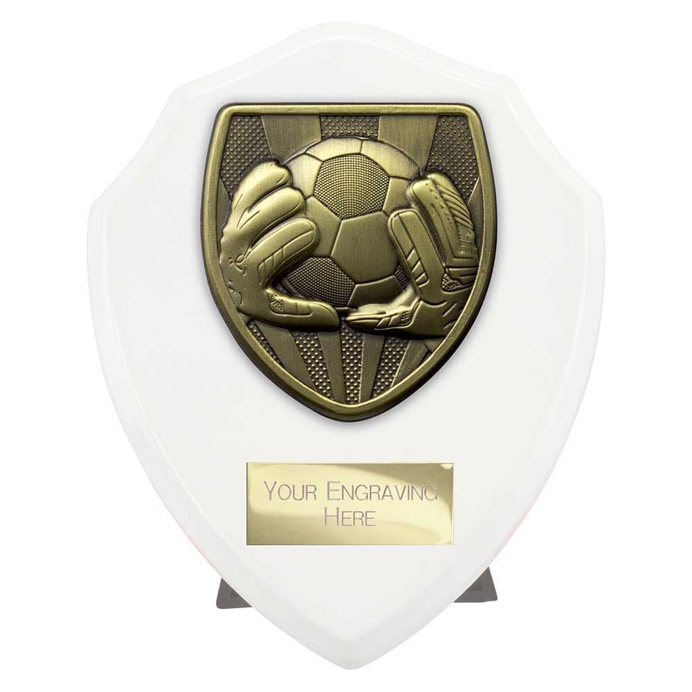 Cobra Shield Football Goal Keeper Award Arctic White