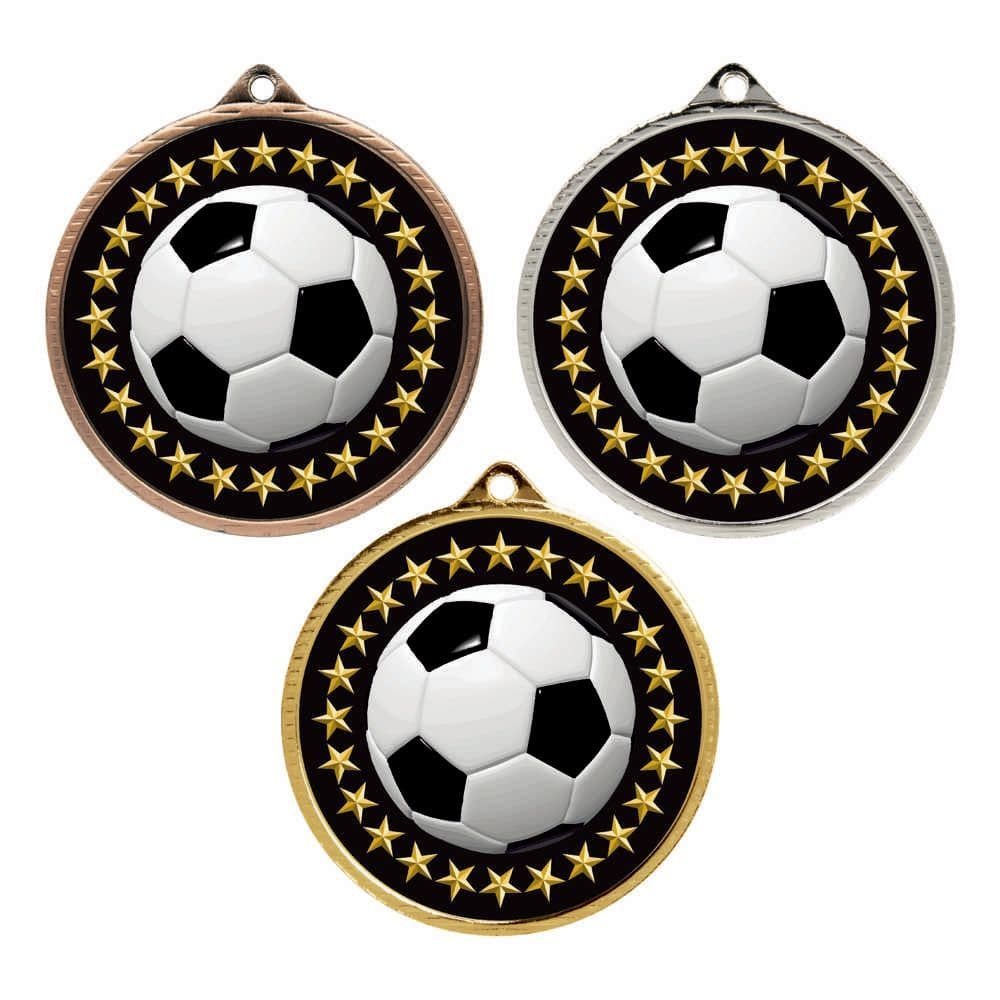 Cosmo Football 55mm Medal