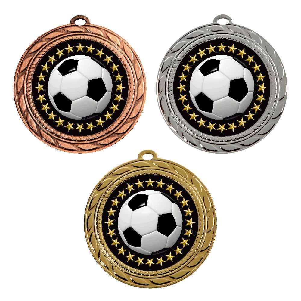 Cosmo Football 70mm Medal