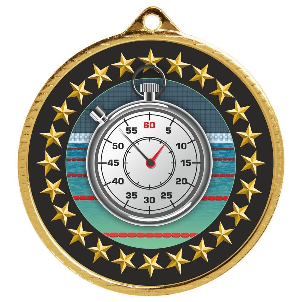 Cosmo Swimming 55mm Medal