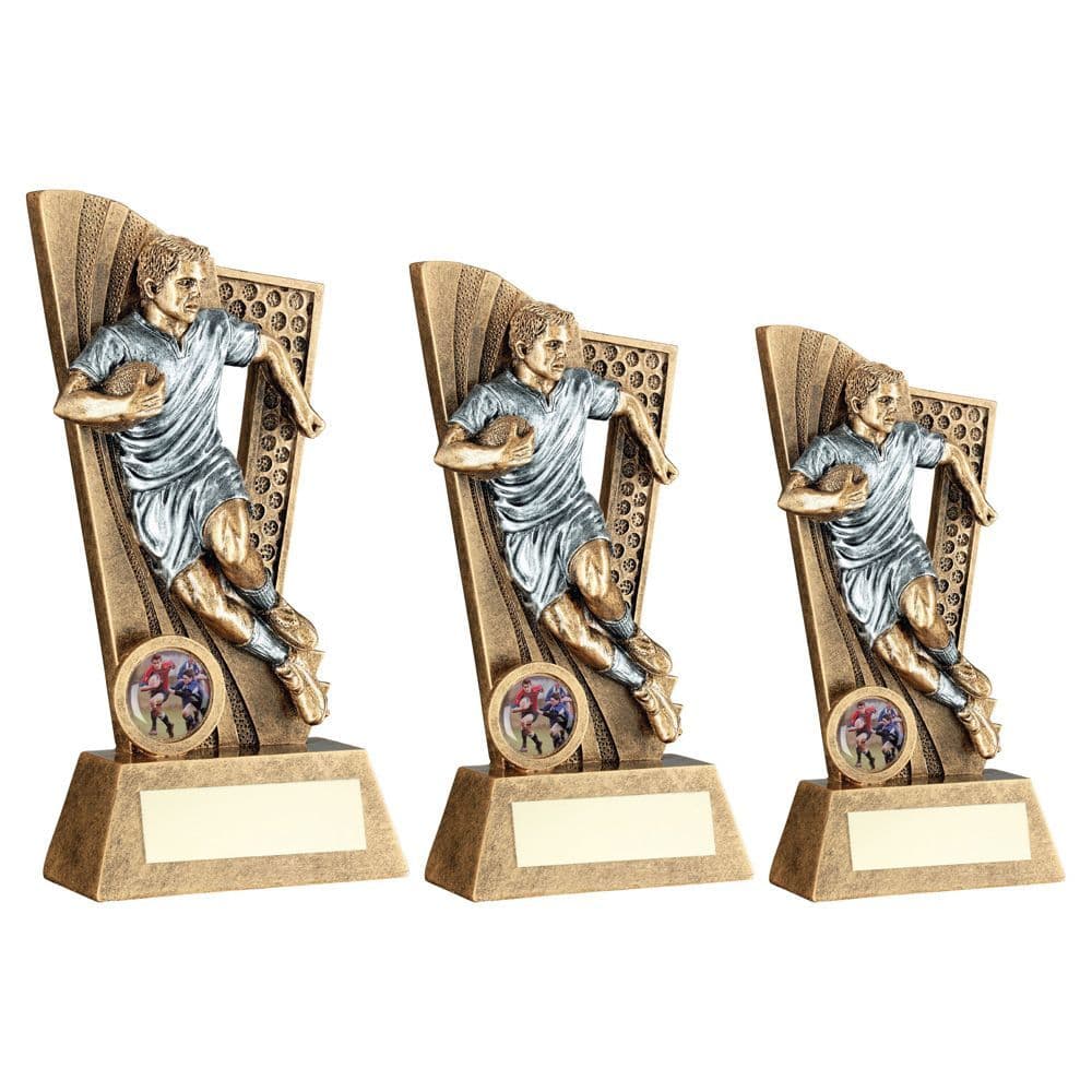 Dashing Rugby Figure Trophy