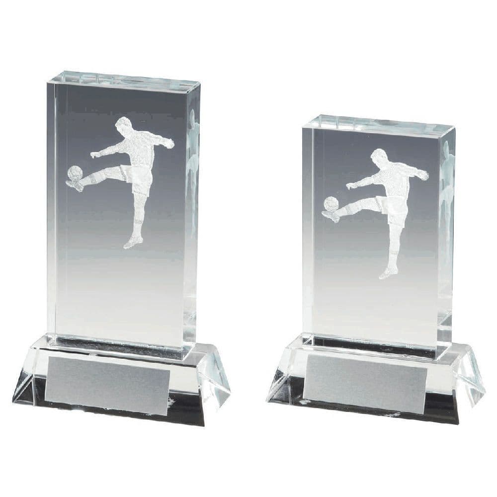 Football Shoot Crystal Award | TrophyMaster UK