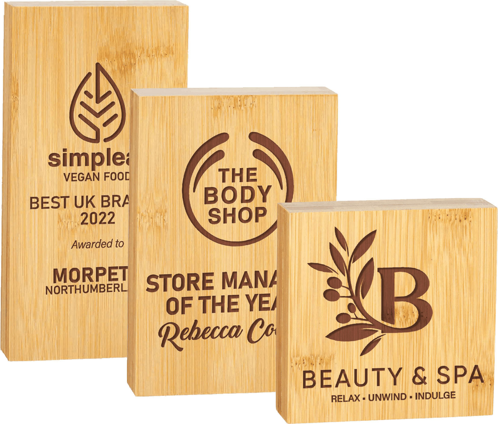 Gaia Bamboo Block Series | TrophyMaster UK