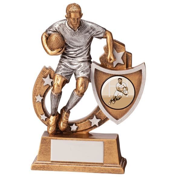Galaxy Rugby Award with Player Award Options | TrophyMaster UK