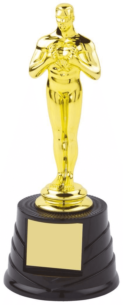 Gold Achievement Figure Trophy | TrophyMaster UK