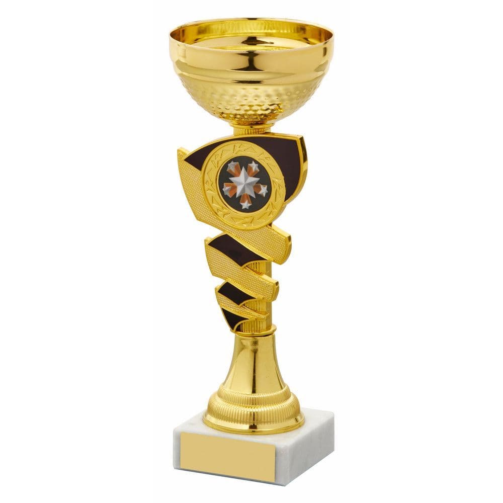 Gold/Black Twist Trophy Cup