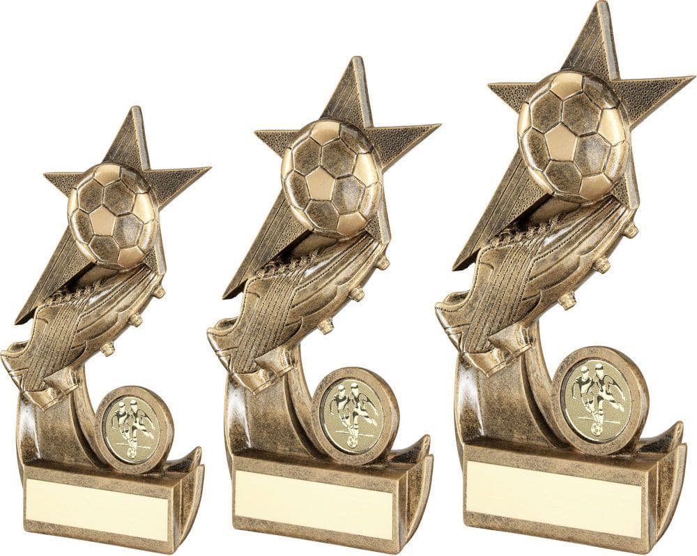 Gold Shooting Star and Boot Football Award