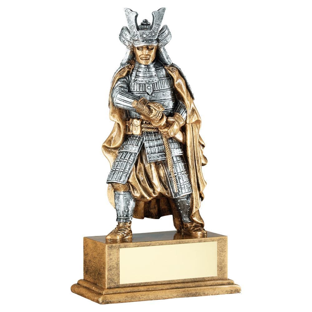 Gold/Silver Resin Samurai Figure