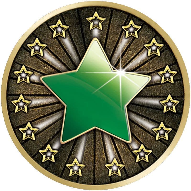 Spectrum Green Star Flat Centre 5pcs | TrophyMaster UK