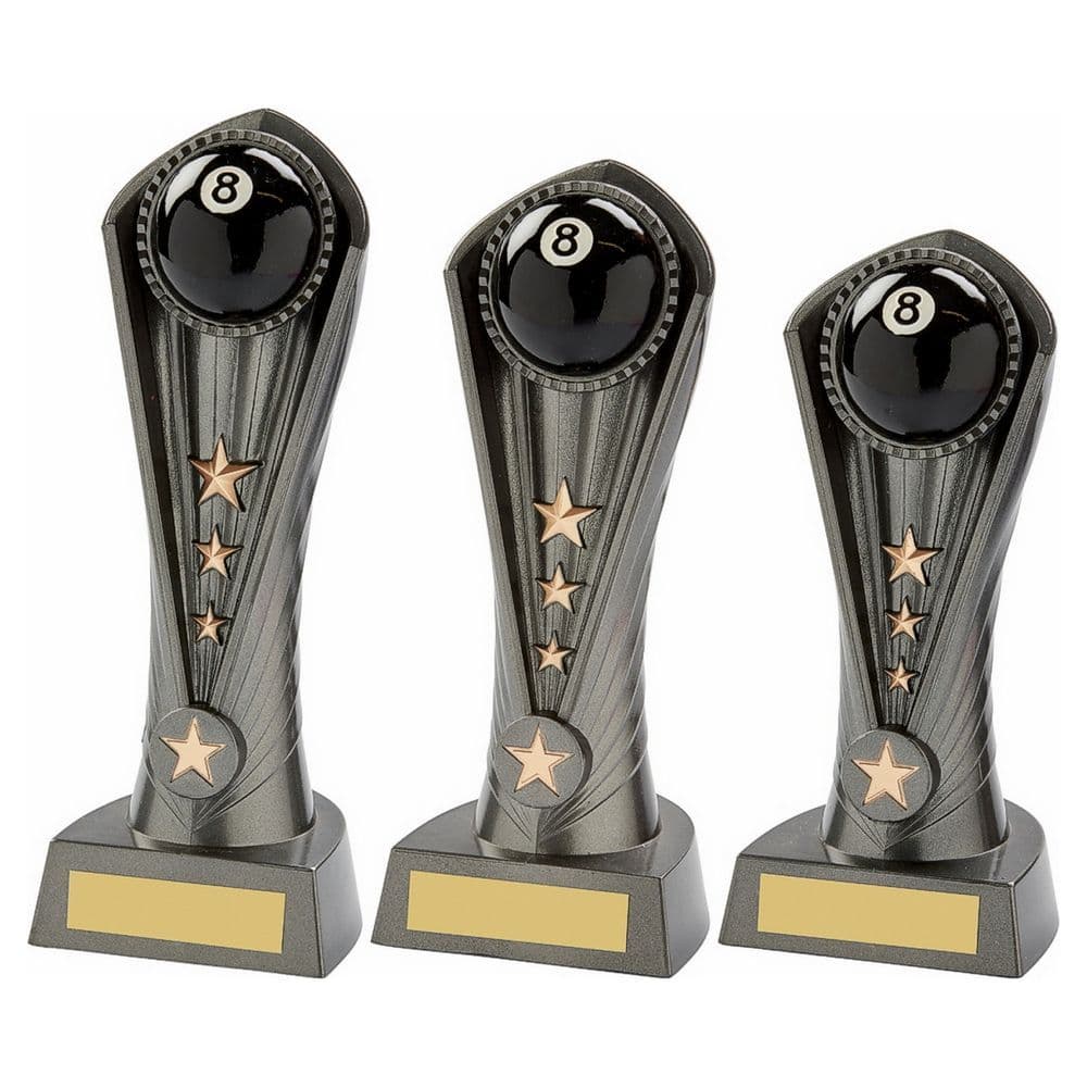 Gun Metal Silver Cobra Pool Award