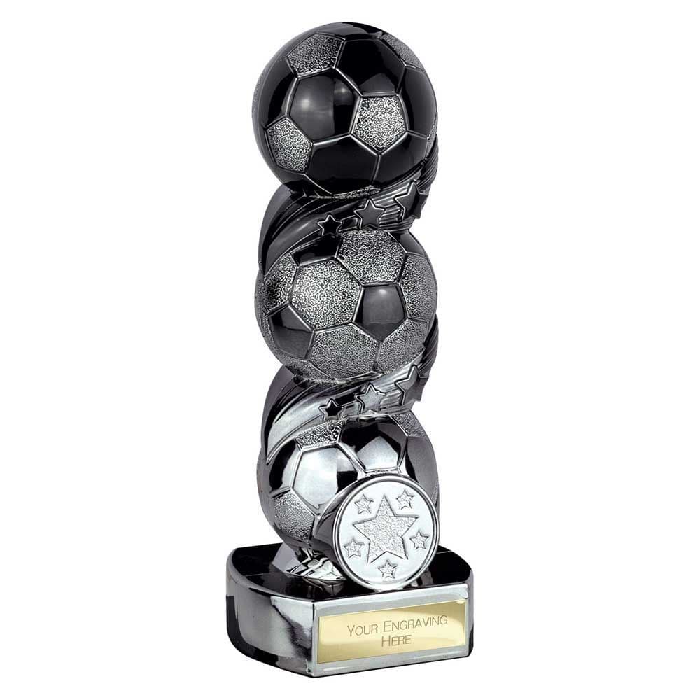 Hat-trick Strike Football Carbon Black Award