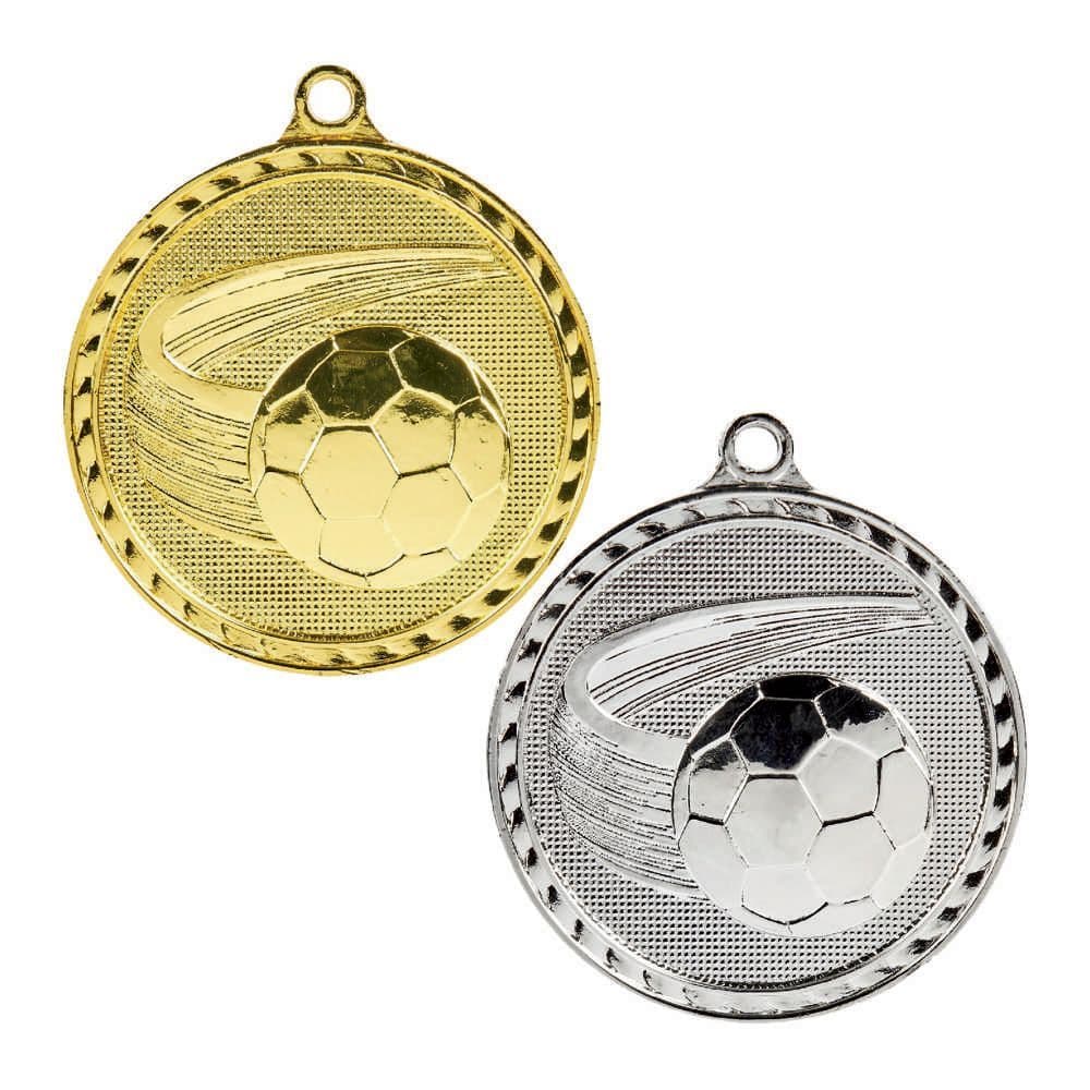 Heavyweight 60mm Turbo Football Medal