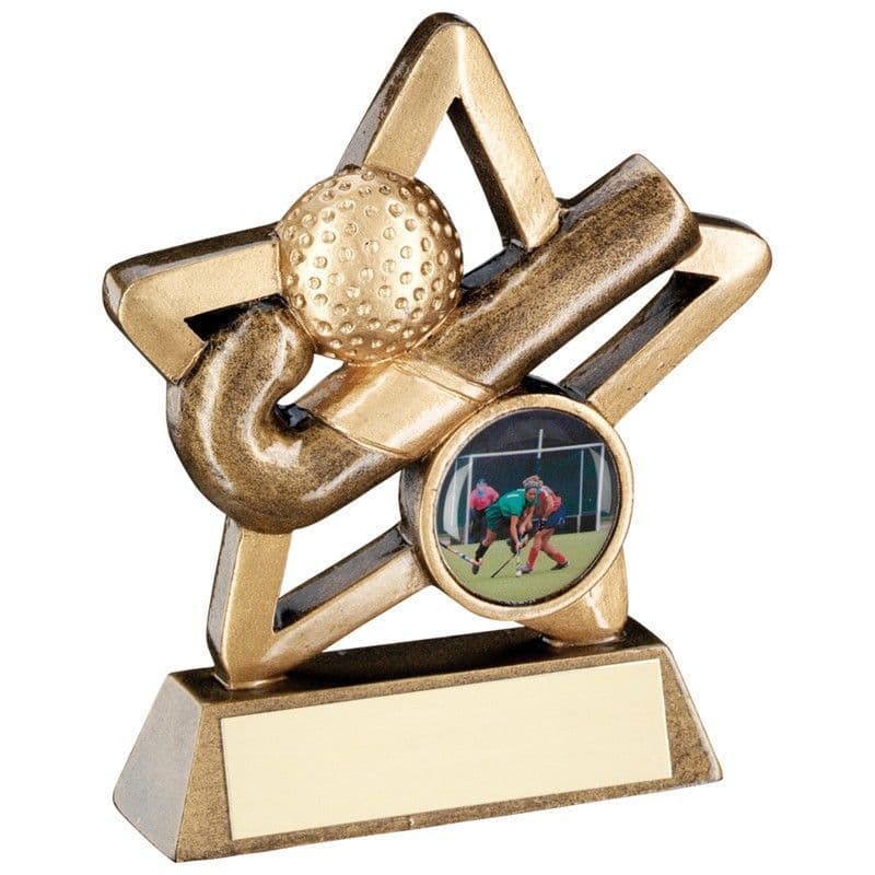 Brz/Gold Hockey Mini Star Trophy 95mm (3.75") | TrophyMaster UK