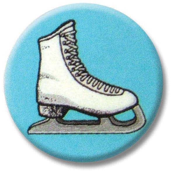Ice Skating Boot Vinyl 25mm Flat Centre - 5pcs