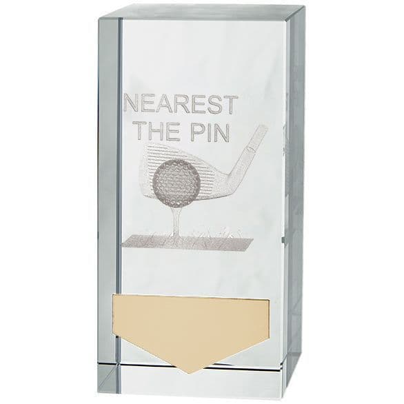 Inverness Golf Nearest The Pin Crystal Award 100mm | TrophyMaster UK