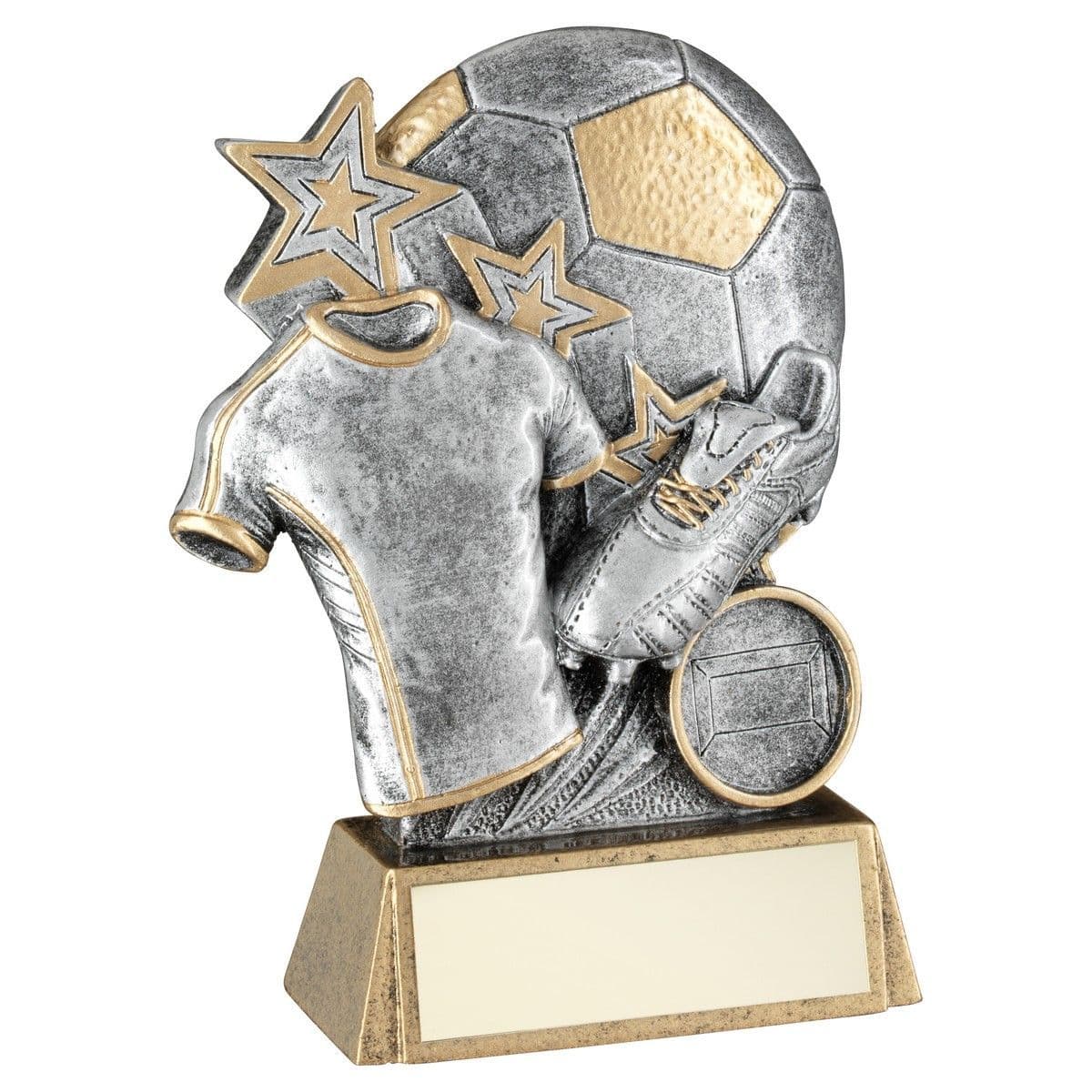 Mighty Pewter/Gold Football Award