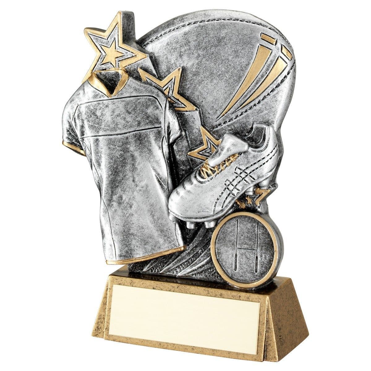 Mighty Pewter/Gold Rugby Award