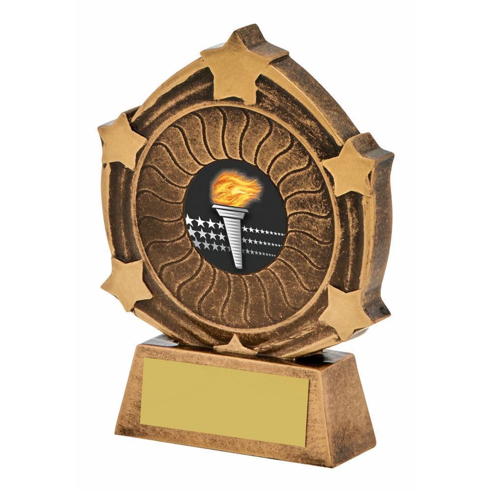 Mini Antique Silver Resin Stand 100mm