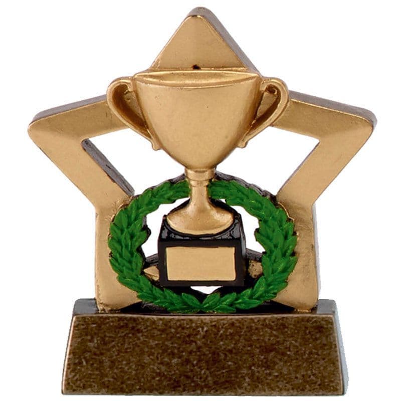 Mini Star Cup Gold 83mm (3.25") | TrophyMaster UK