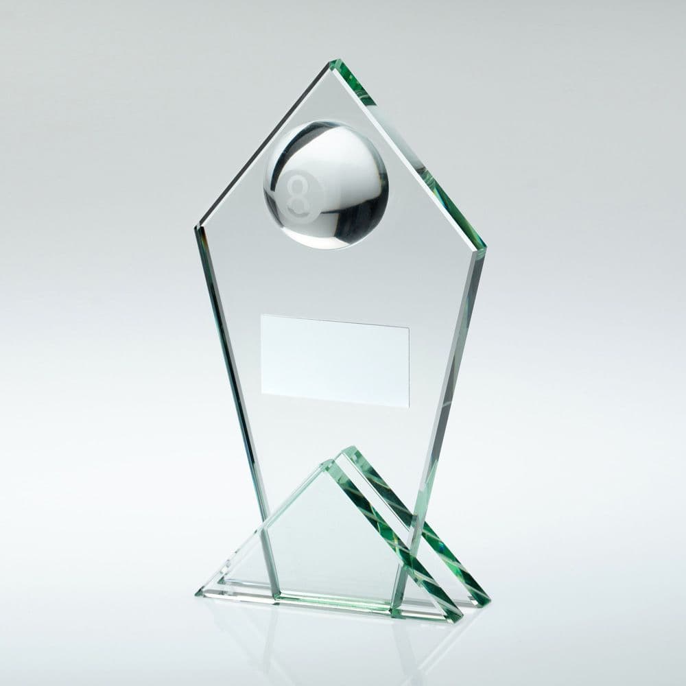 Peaked Range Jade Glass Pool Trophy
