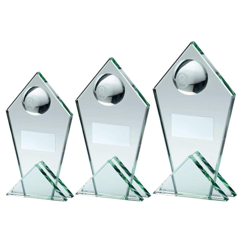 Peaked Range Jade Glass Pool Trophy