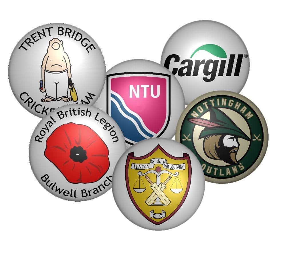 Personalised Centre Discs 25mm (1") Dia Domed Acrylic 50pcs ...