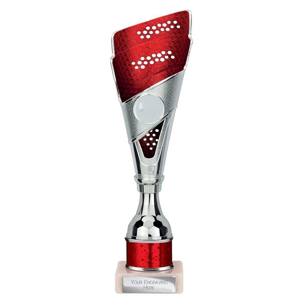 Predator Multisport Tube Trophy Silver & Red