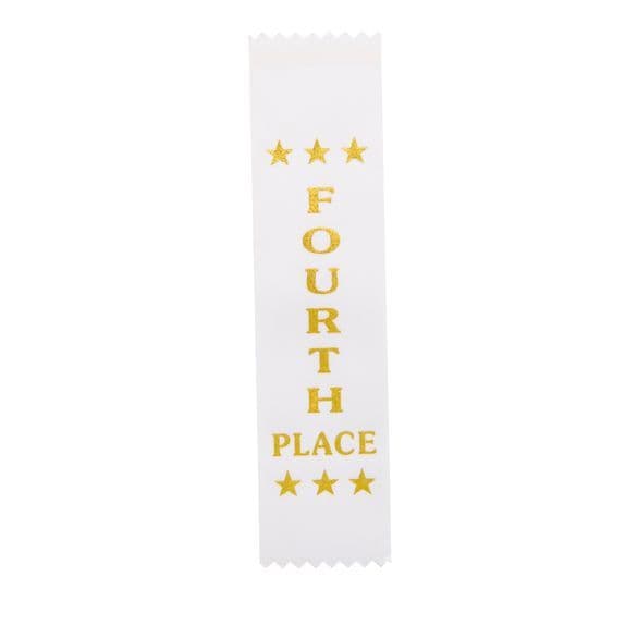 1st Place Blue Pennant Ribbon 200 x 50mm (2") | TrophyMaster UK