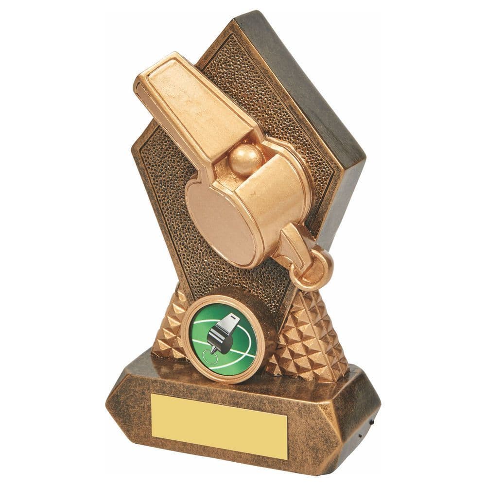 Resin Referee Whistle Award 150mm | TrophyMaster UK