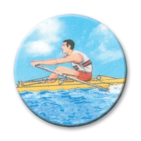 Rowing One Man Vinyl 25mm Flat Centre - 5pcs